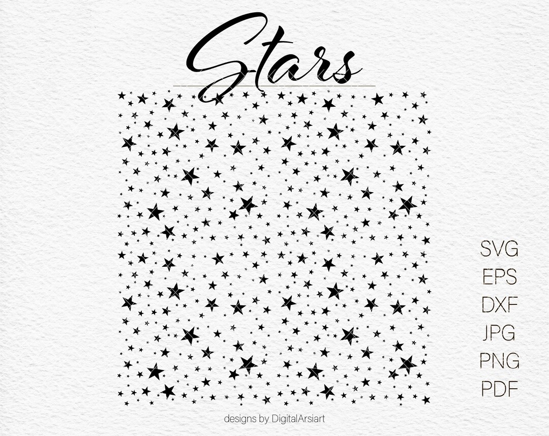 Stars Background Svg Stars Svg Star Svg Silhouette Star Cut Files ...
