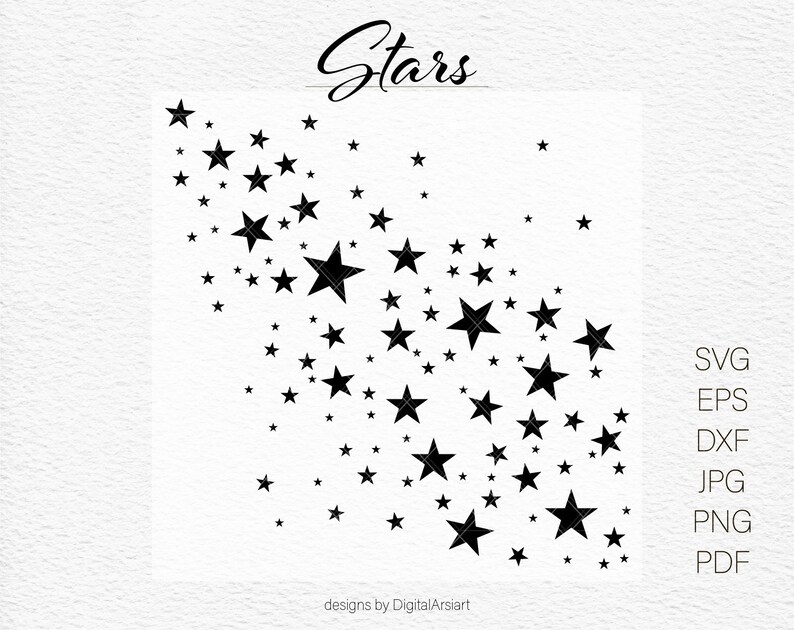 Star Svg Stars Background Svg Stars Svg Silhouette Star Cut - Etsy