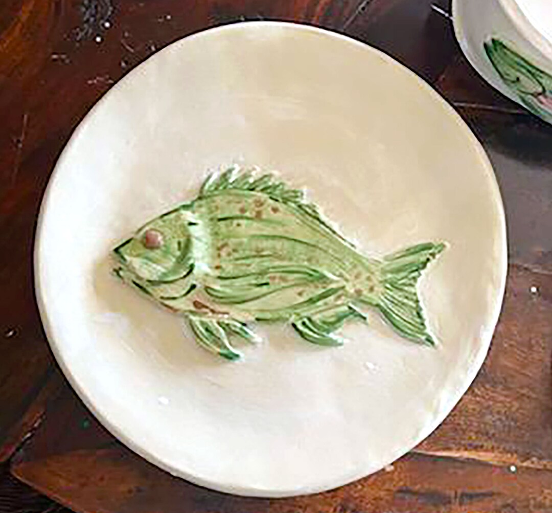 Bream Fish Serving Platter - Unique Handbuilt Artisan Pottery - Etsy