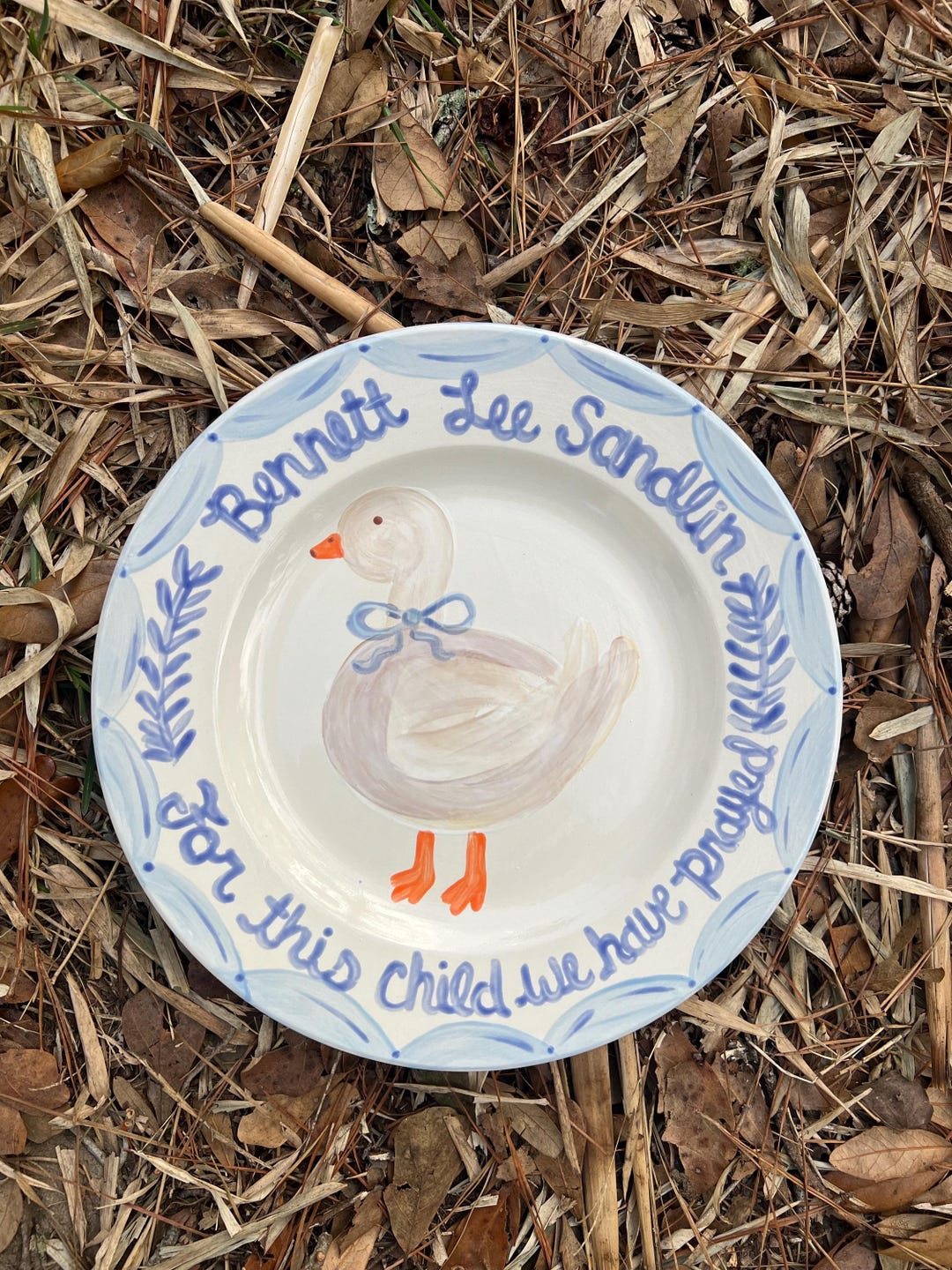 Silly Goose Nursery Baby Shower Birthday Plate 11 - Etsy