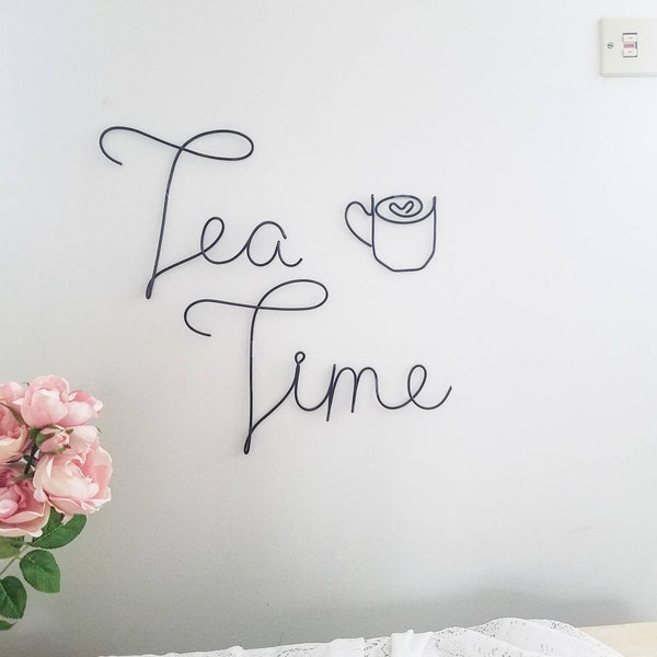 Tea Time Sign - Etsy