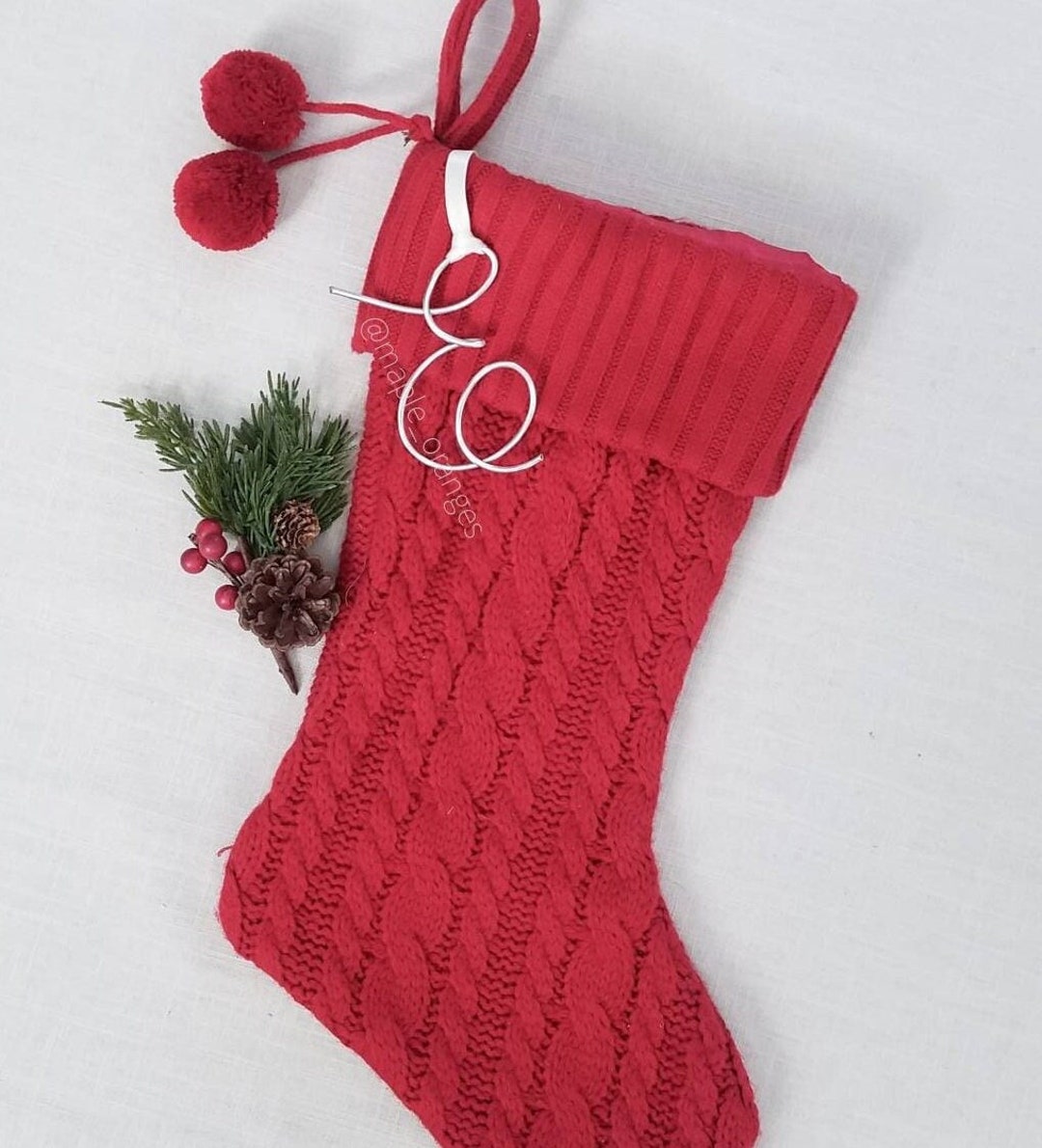 Wire Stocking Tag - Personalized Name Tag, Stocking Name Tag ...