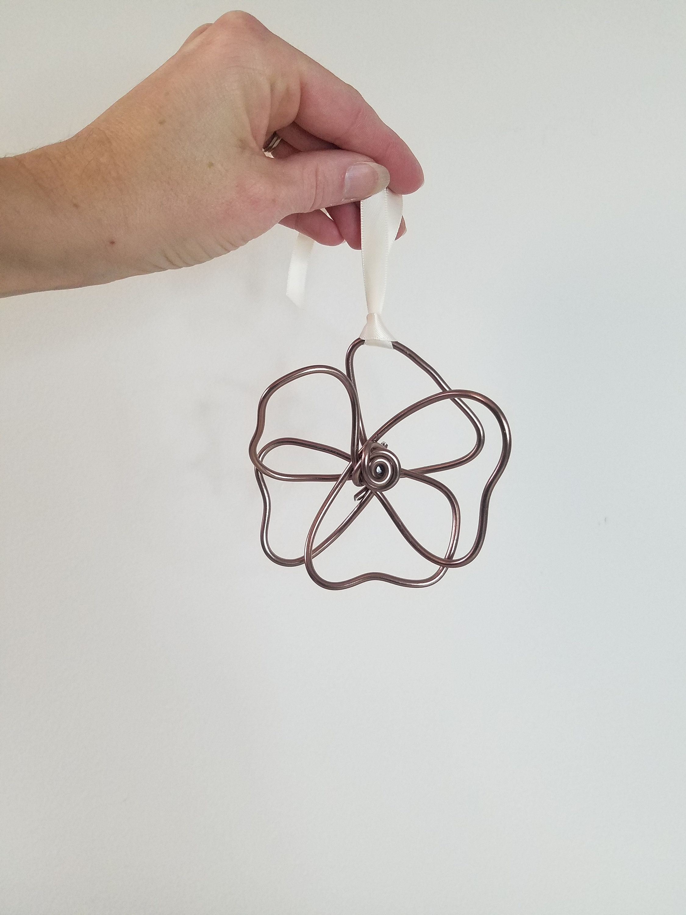 Poppy Flower Wire Art Handmade wire Flower Poppy Ornament - Etsy