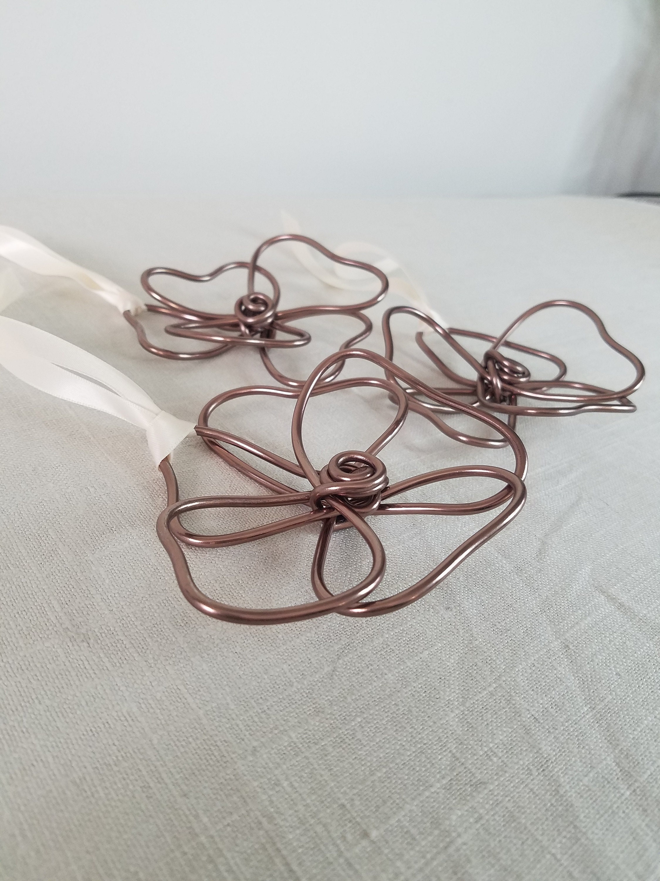 Poppy Flower Wire Art Handmade wire Flower Poppy Ornament - Etsy