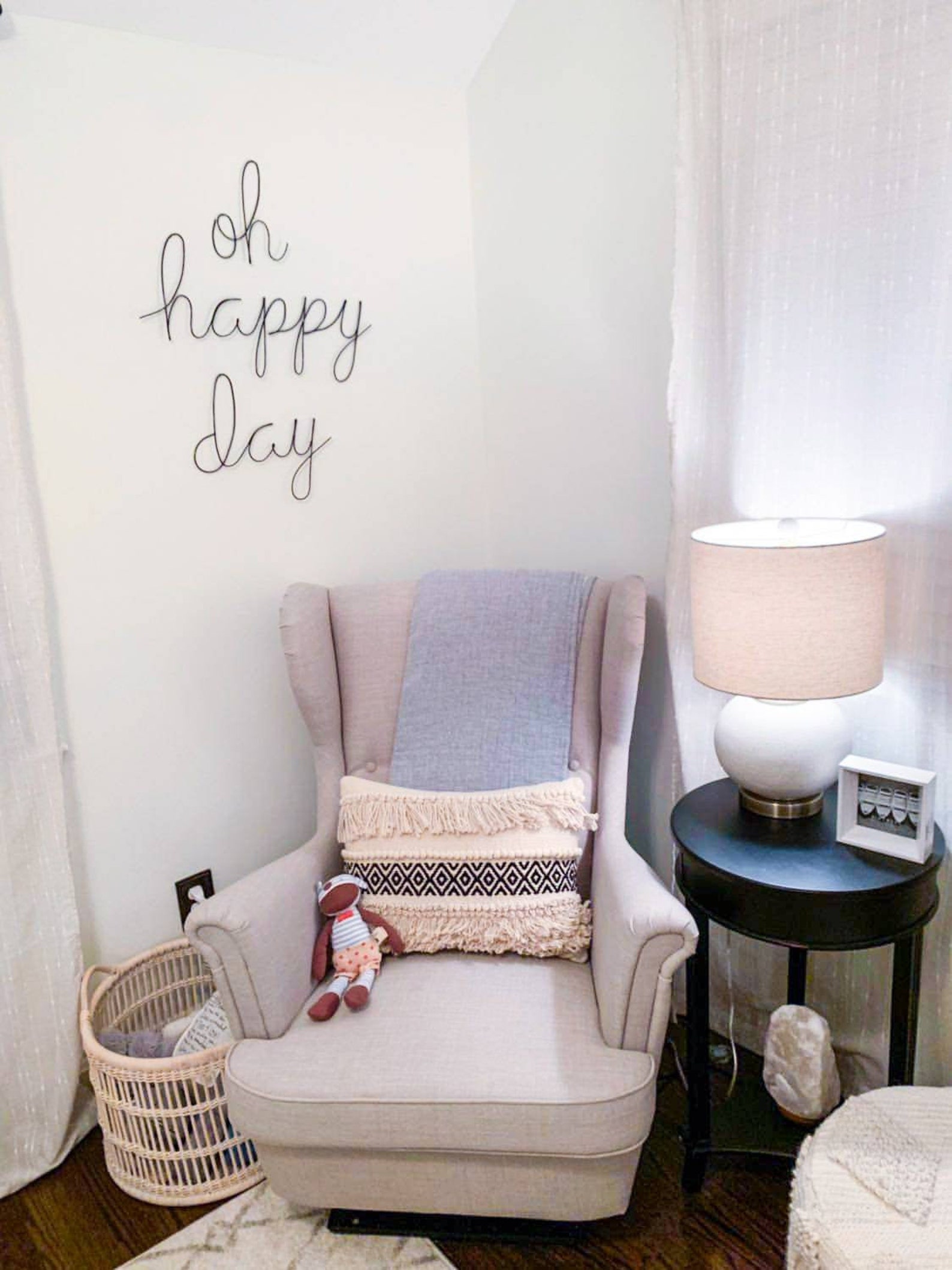 Oh Happy Day Sign wire Words Wire Sign wire Art wire - Etsy UK