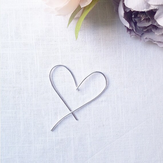 Wire Heart Add on to Any Order wire Wall Art Shelf Decor | Etsy