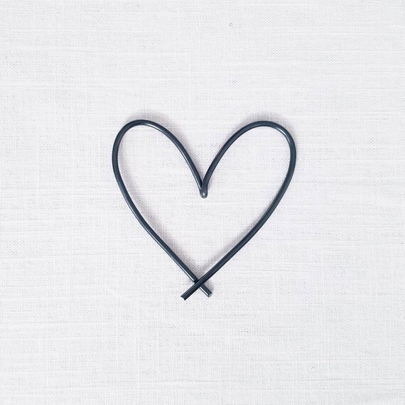 Wire Heart Add on to Any Order wire Wall Art Shelf Decor - Etsy