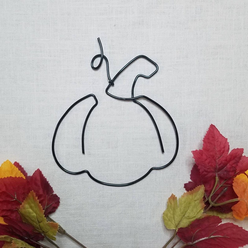 Wire 3d Pumpkin Wreath - Etsy