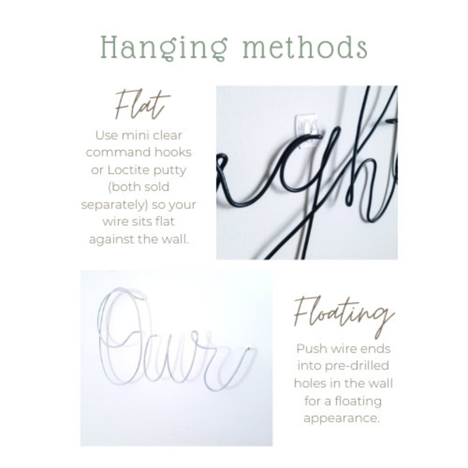 Wire Eucalyptus stem Handmade wire words Eucalyptus wall | Etsy