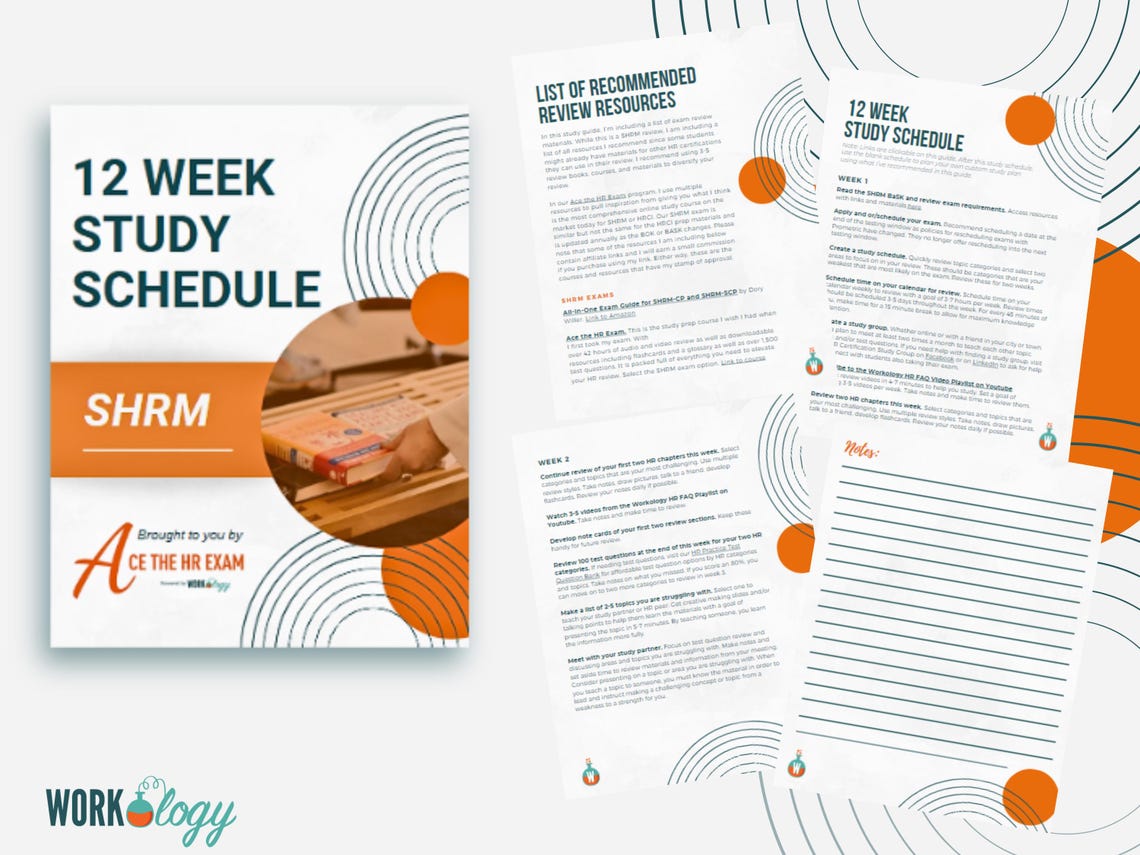 12 Week HR Study Guide for SHRM - Etsy