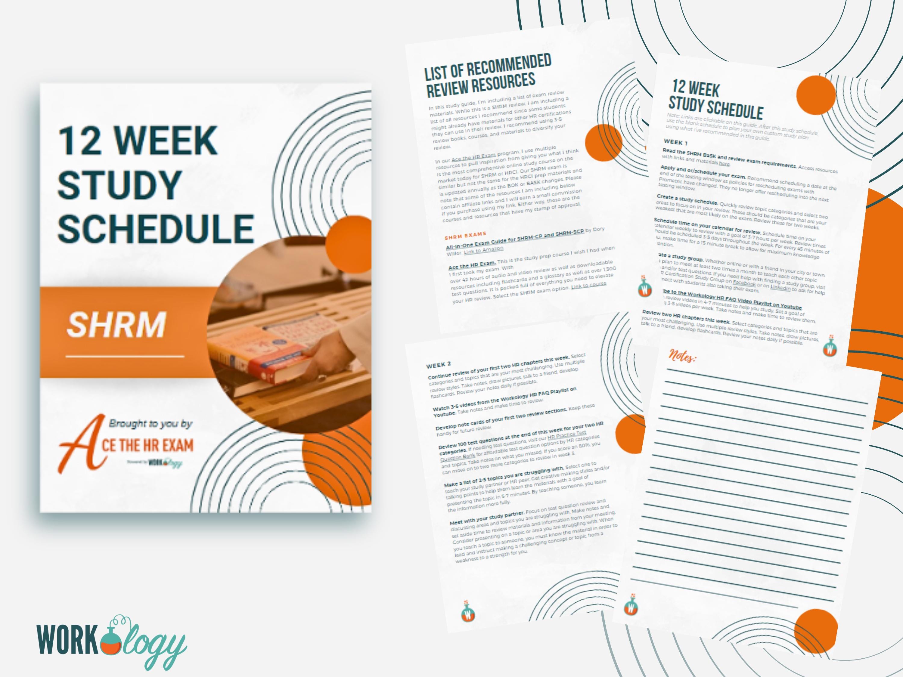 12 Week HR Study Guide for SHRM - Etsy