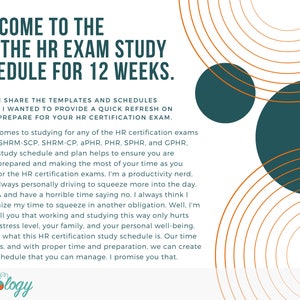 12 Week HR Study Guide for SHRM - Etsy