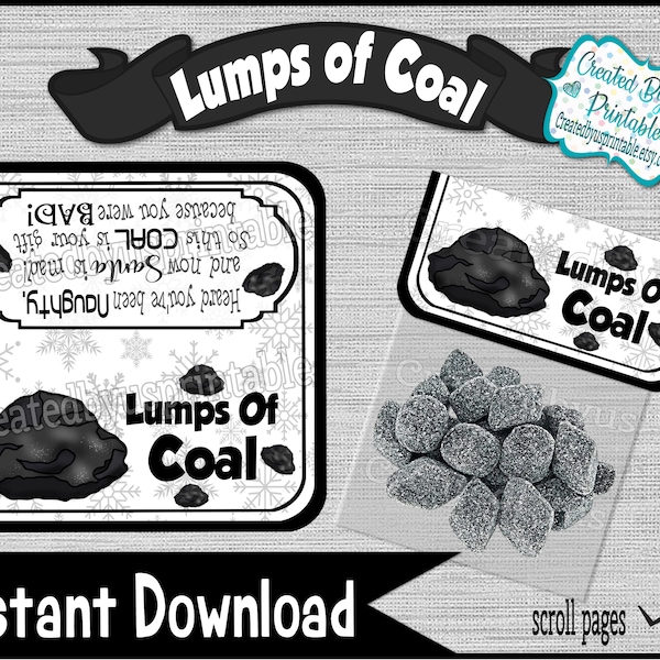 Lump of Coal - Etsy