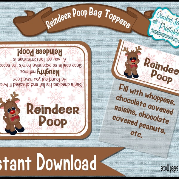 Reindeer Poop - Etsy