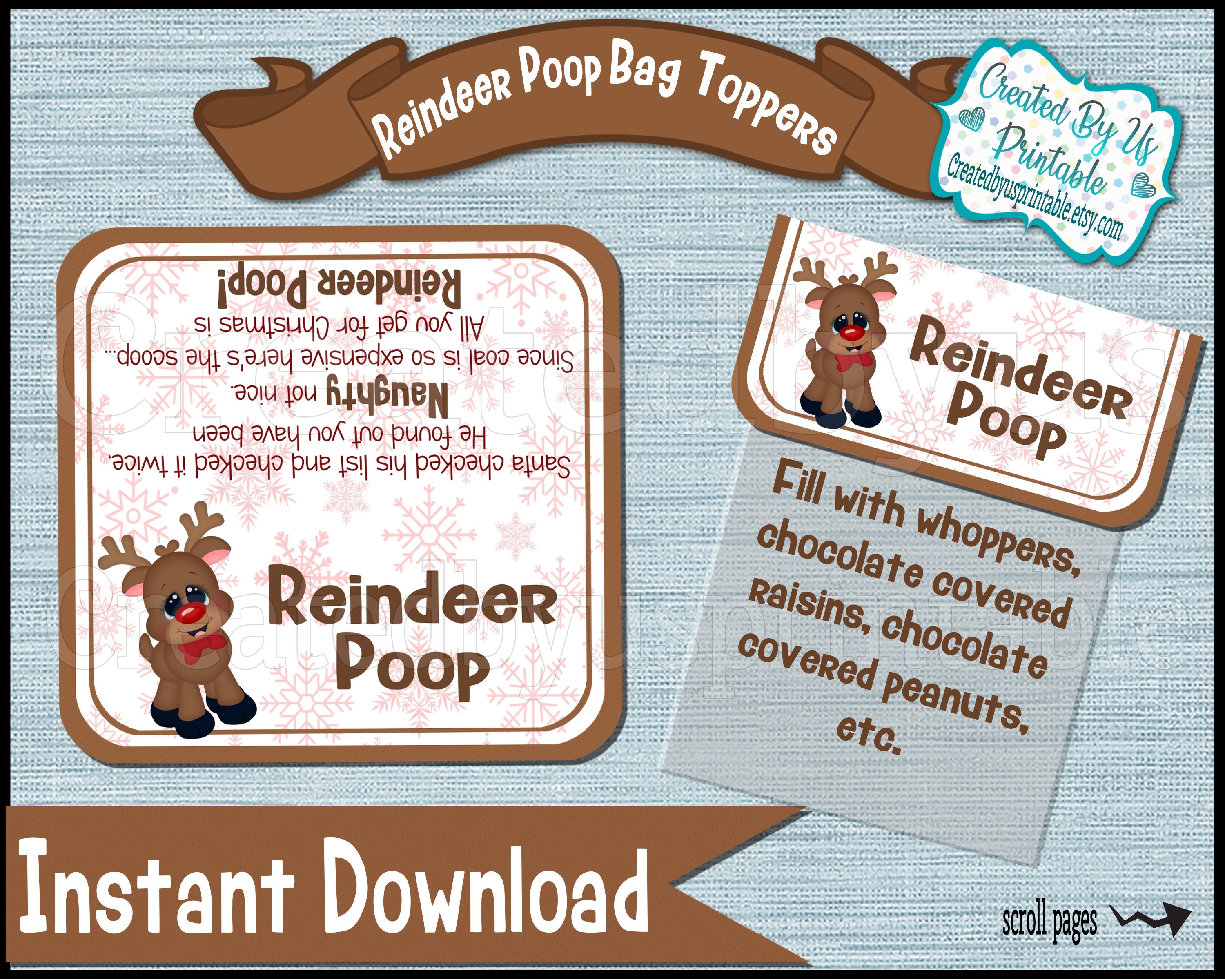 Actual Reindeer Poop