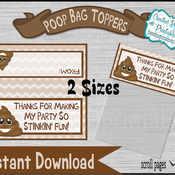 Poop Party - Etsy