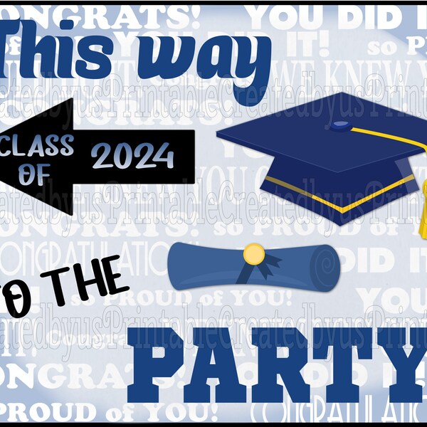 This Way Sign - Etsy