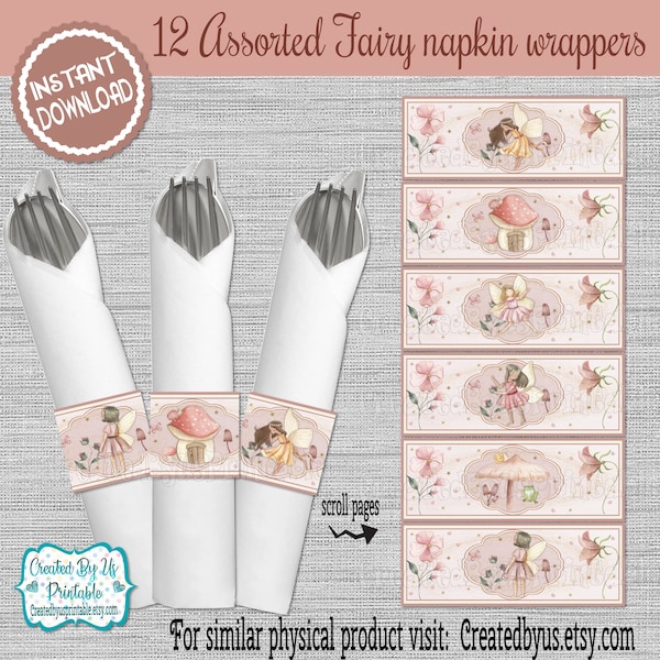 Napkin Wrapper - Etsy
