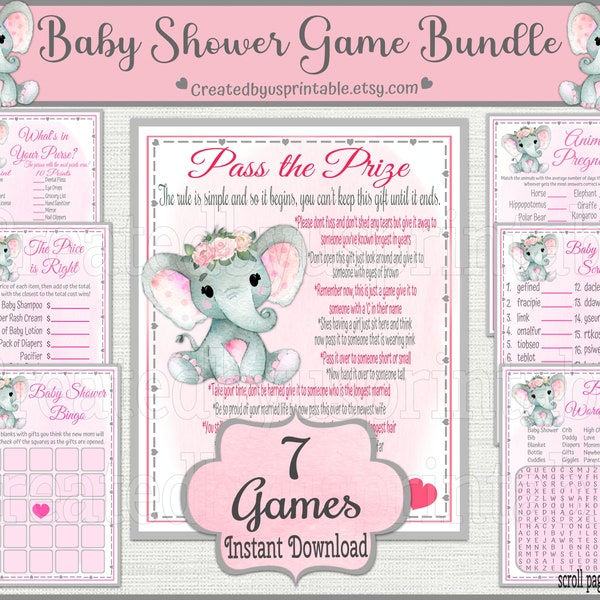 Pink Elephant Party - Etsy