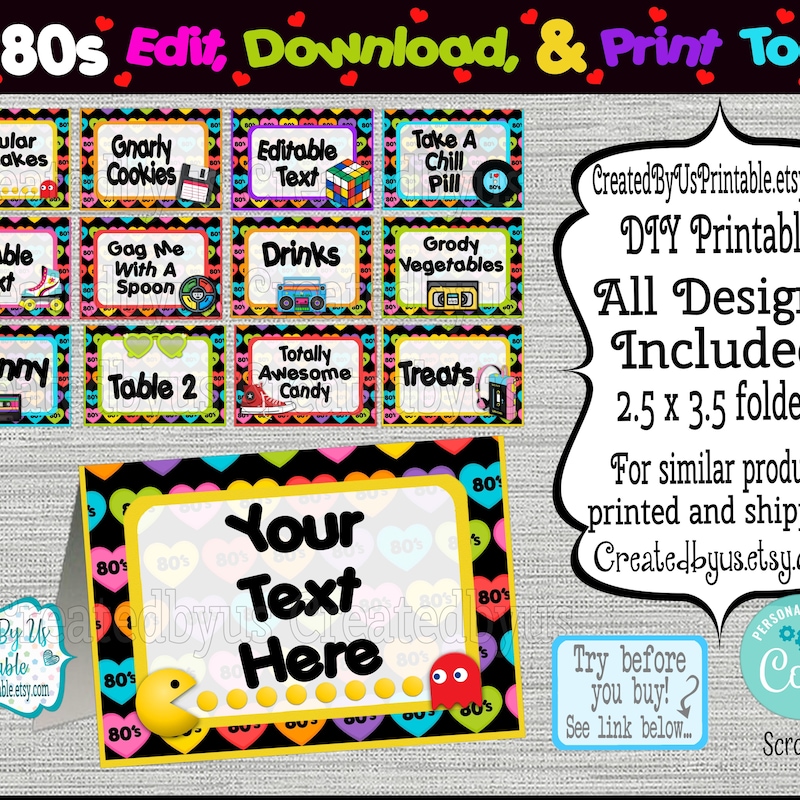 80s Food Labels - Etsy