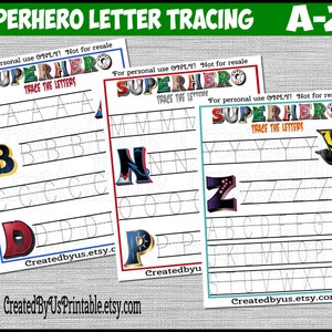 Childrens Printable Alphabet Preschool Kindergarten Phonics Alphabet ...