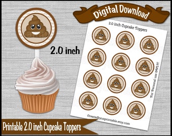Poop Cake Toppers - Etsy
