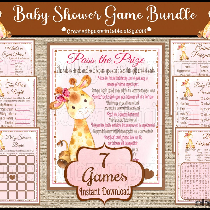 Giraffe Baby Shower - Etsy