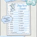 Elephant Baby Shower Game Boy Elephant Baby Word Scramble Game Cards ...