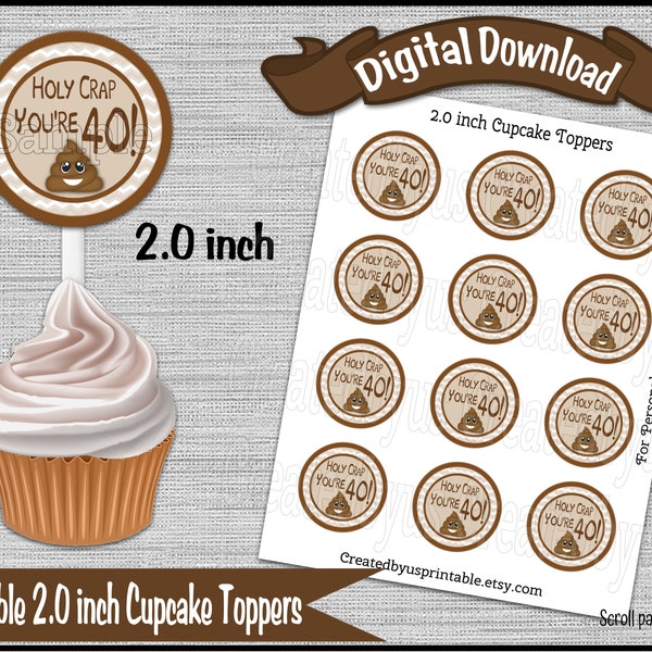 Poop Cake Toppers - Etsy