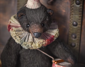 Vintage Circus Teddy Bear Handmade Teddy Bear Artist Teddy Bear ...