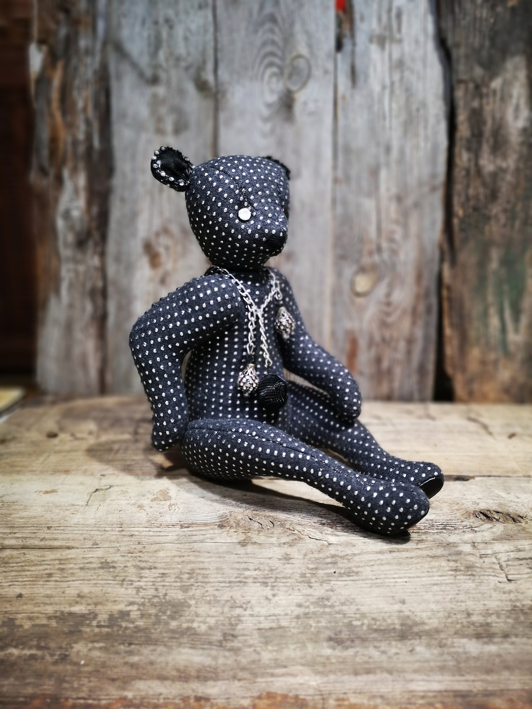 Handmade Teddy Bear Cool Grunge Teddy Bear Berliner Bear OOAK Artist ...