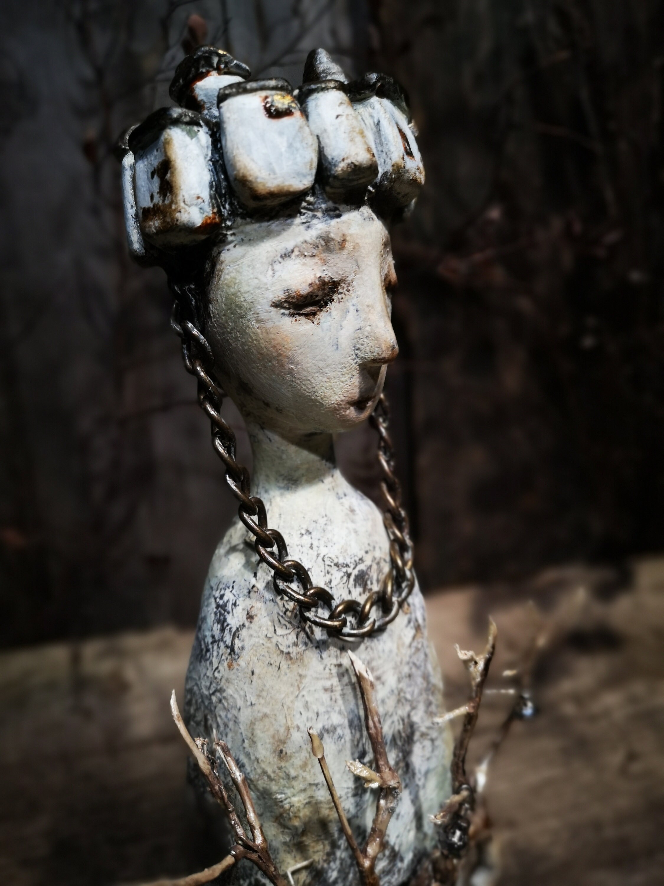 Fantasy Sculpture Magic Figure Interior Bust Decorative Figure - Etsy