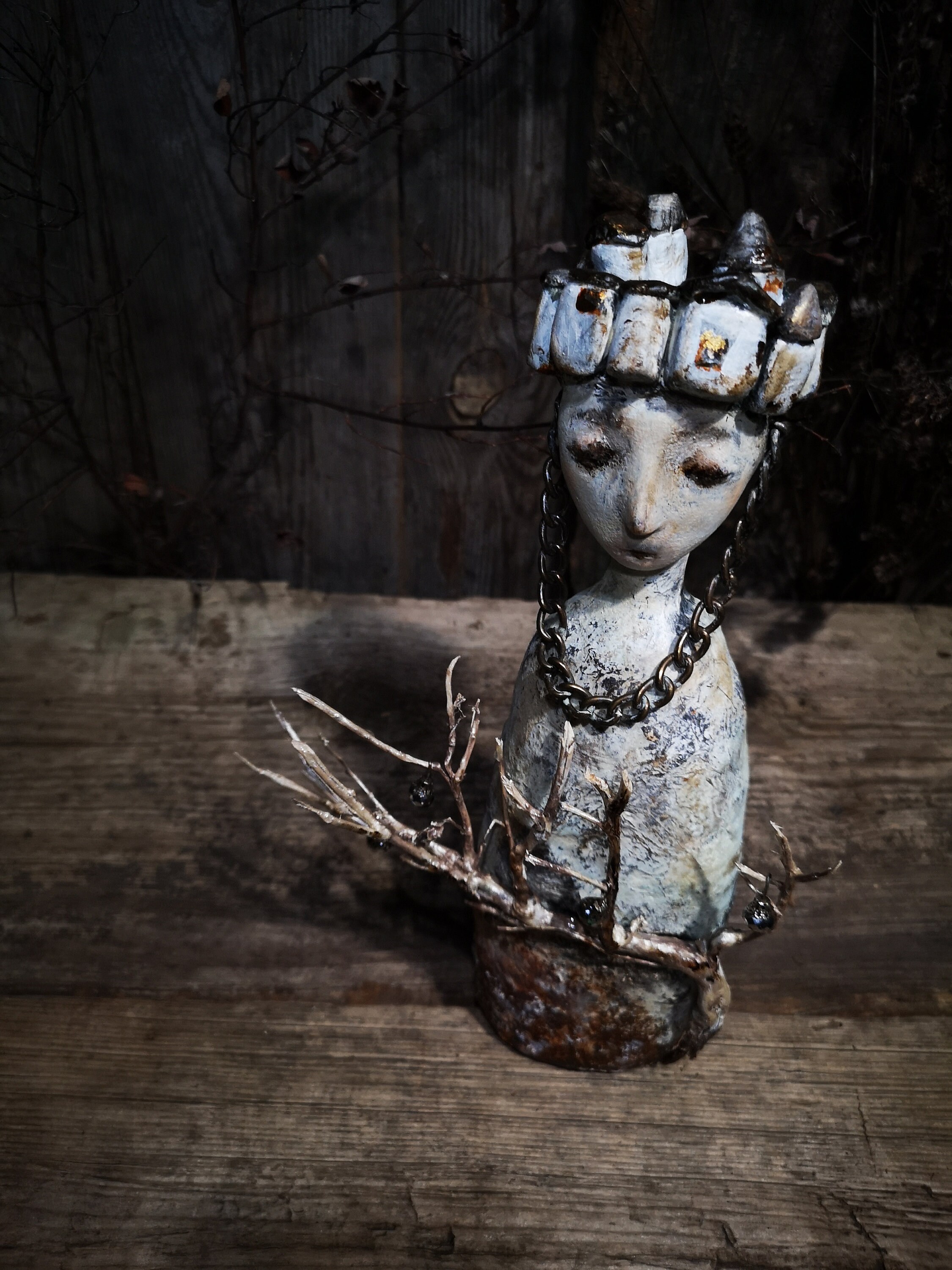 Fantasy Sculpture Magic Figure Interior Bust Decorative Figure - Etsy