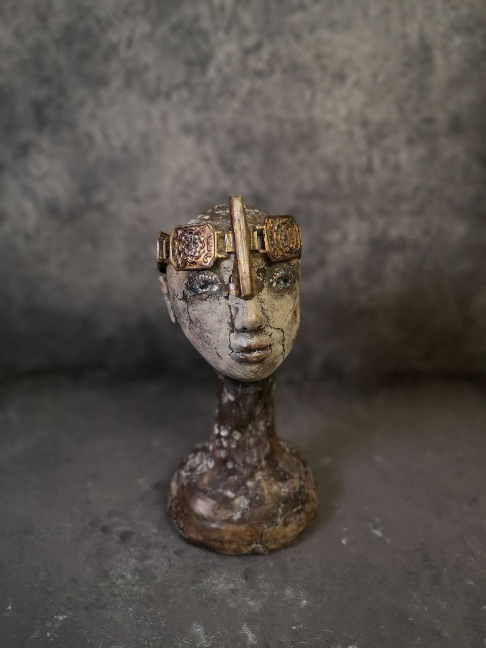 Unusual Bust Vintage Sculpture Fantasy Art Creative Bust New Modern Art ...