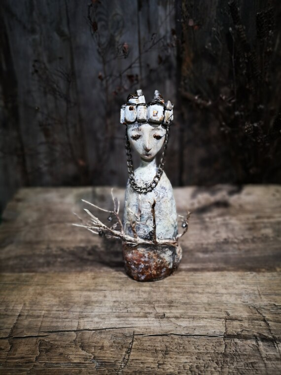 Fantasy Sculpture Magic Figure Interior Bust Decorative Figure | Etsy