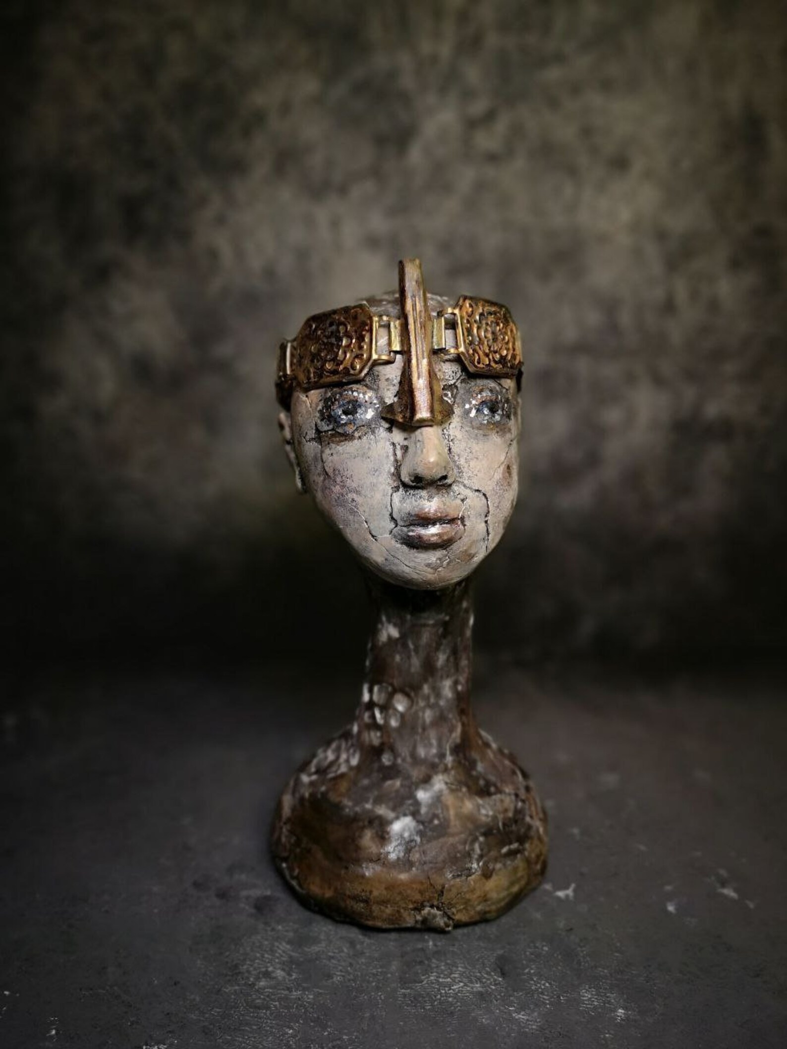 Unusual Bust Vintage Sculpture Fantasy Art Creative Bust New Modern Art ...