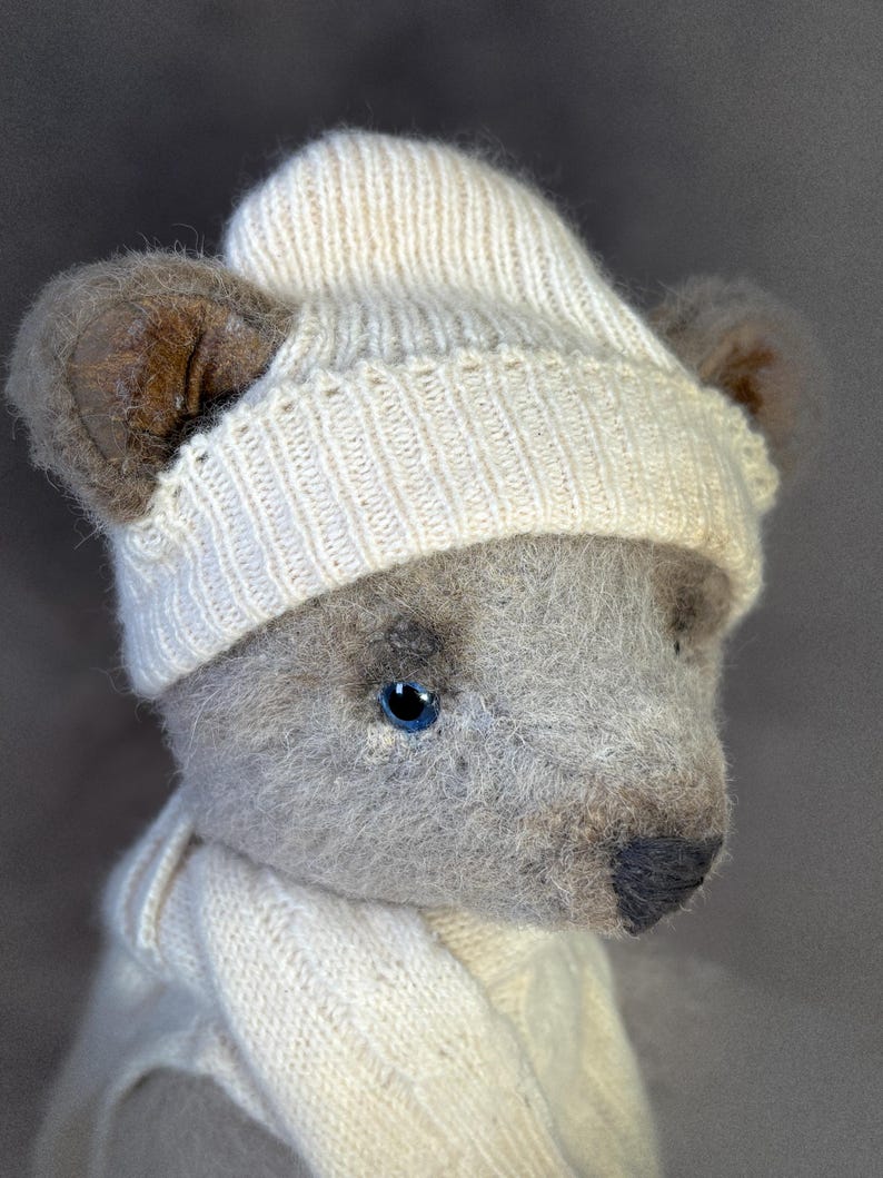 OOAK Dressed Teddy Bear Boy Handmade Teddy Bear With a Cool Hat Artist ...