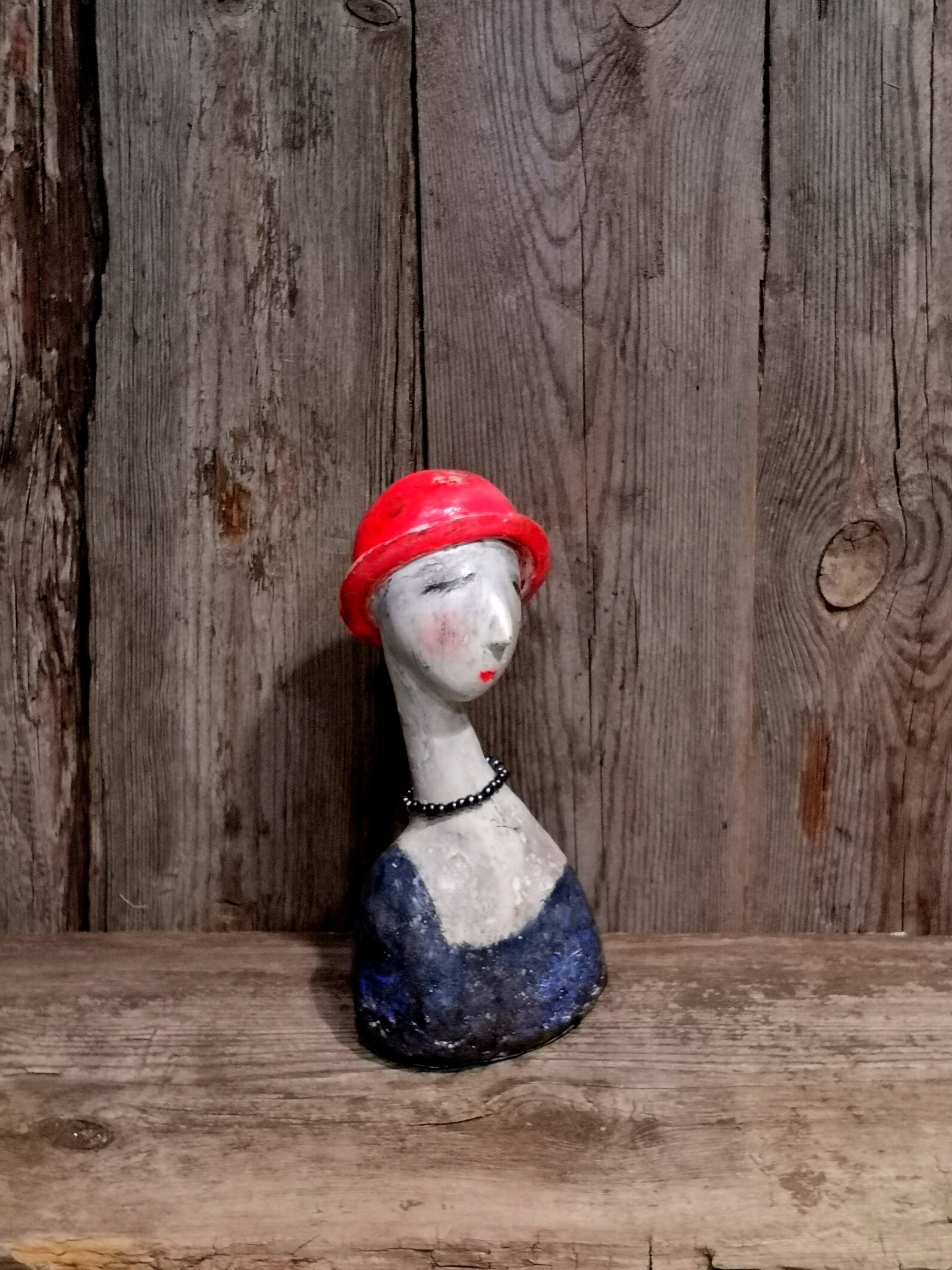 Bust for an unusual interior Female bust Aged bust Vintage | Etsy