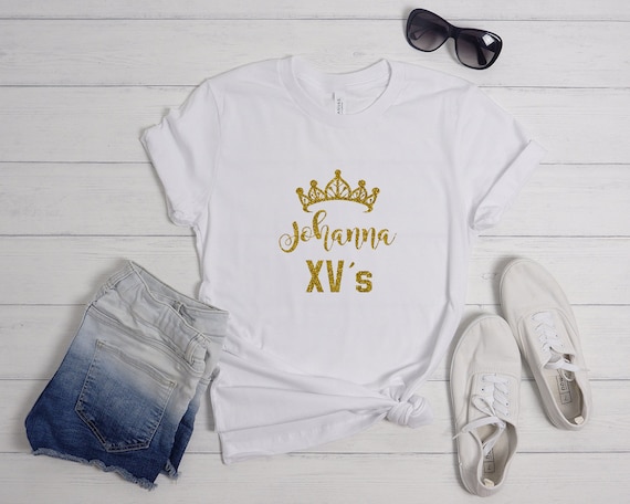 Venta Camisetas Personalizadas Para Xv Años En Stock
