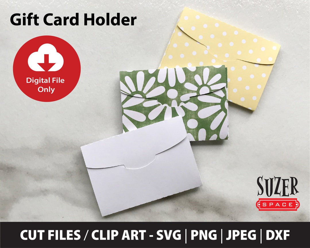 Gift Card Holder Svg File Gift Card Box Cut File Gift - Etsy Australia