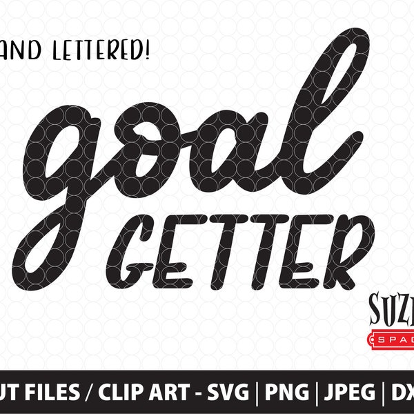 Goal Getter Svg - Etsy