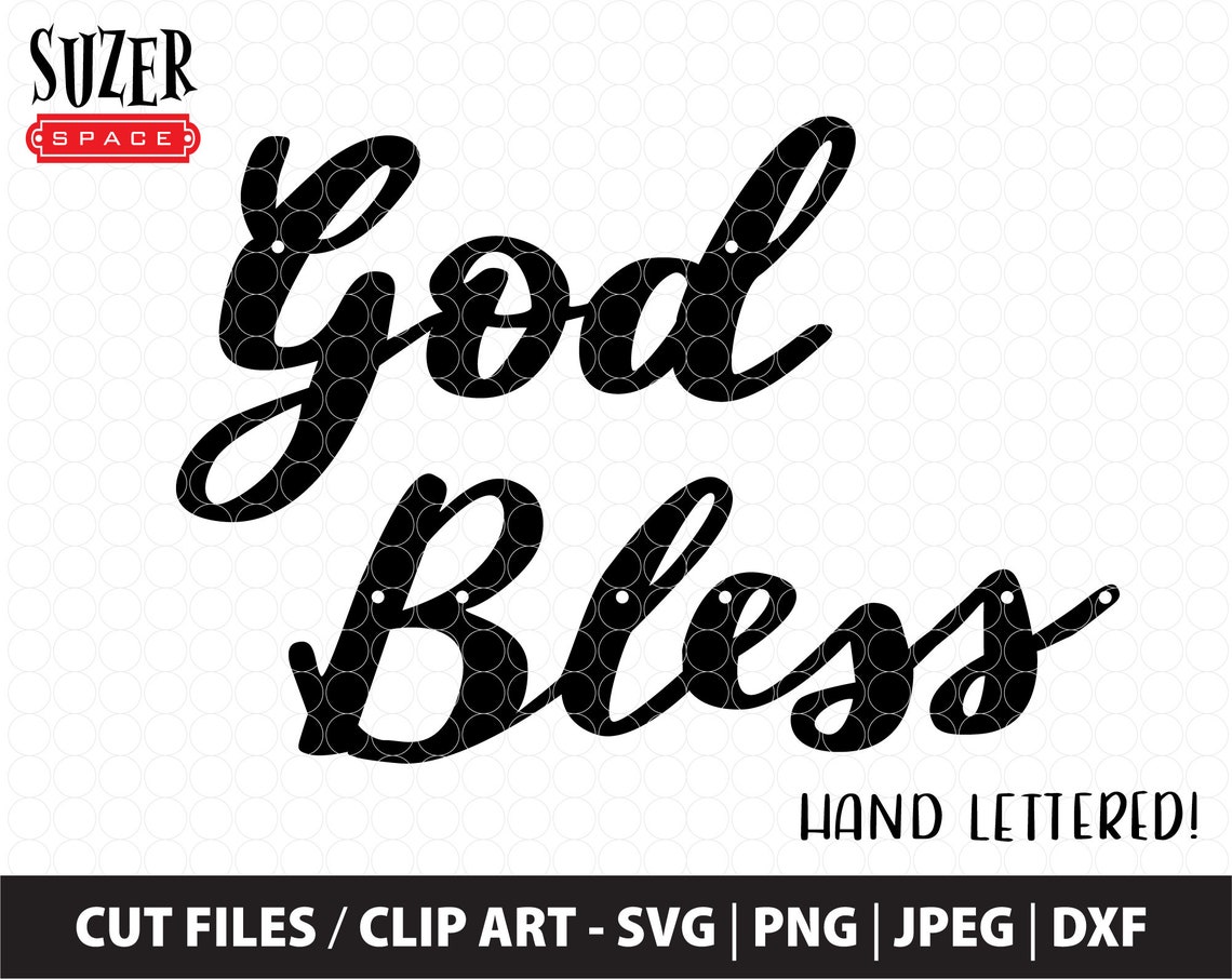 God Bless Banner Cut File God Bless SVG God Bless Dxf God - Etsy Ireland