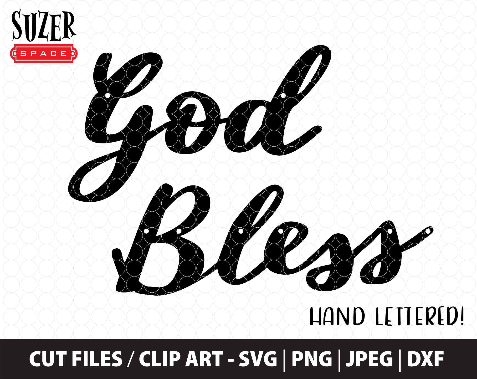 God Bless Banner Datei God Bless SVG God Bless Dxf God - Etsy.de