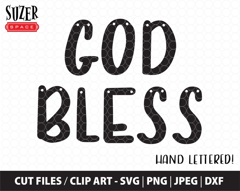 God Bless Banner Cut File God Bless SVG God Bless Dxf God - Etsy Ireland