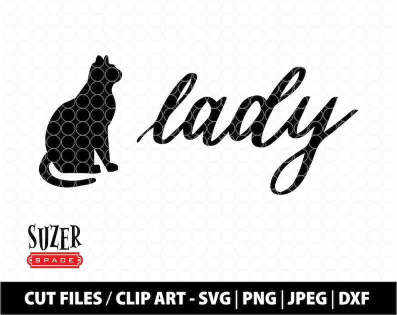 Cat Lady SVG Design Crazy Cat Lady Clip Art Cat Lady Cut - Etsy