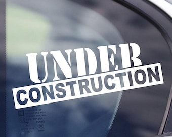 Construction Decal - Etsy