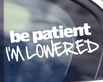 Lowered Car Decal - Etsy