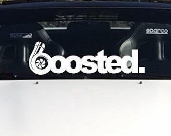 I Love Boost Turbo Boosted JDM Funny Sticker Decal - Etsy
