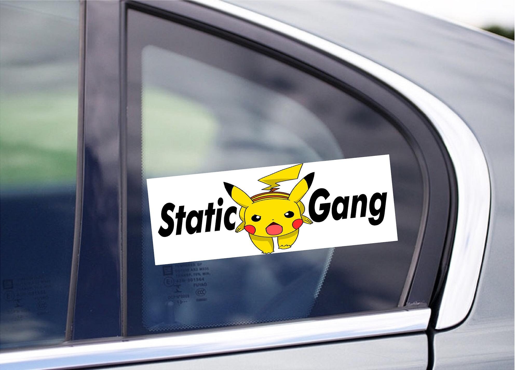 Static Gang Car Sticker - Etsy