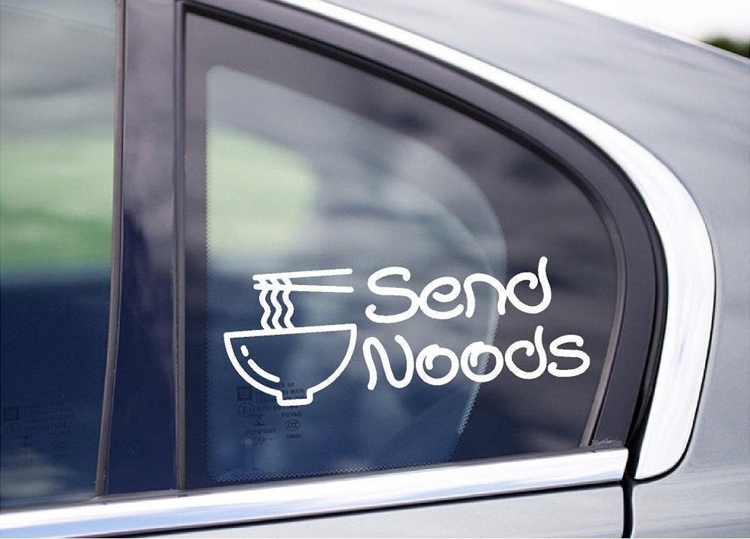 Send Noods Car Decal - Etsy